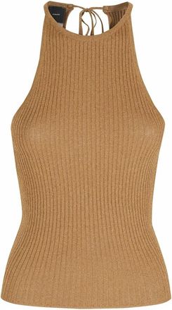 Pinko Pinko, Femme, Tops, Brun, Taille: 40 FR Linum Top