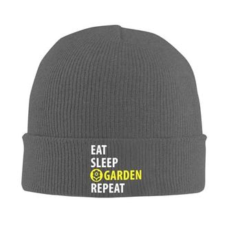 Generic Manger, Dormir, Jardiner, R&eacute;p&eacute;ter Unisex Bonnets Tricot&eacute; Coupe-Vent Bonnet De P&ecirc;cheur Confortable Skull Cap pour Ski Course &Agrave; Pied Toutes Les Saisons