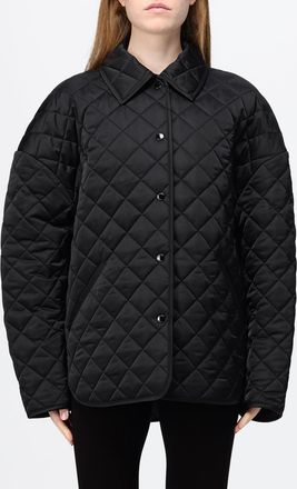 Toteme Veste-chemise oversize en nylon matelass&eacute; avec &eacute;paules tombantes