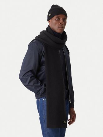 Lacoste Set Schal und Mütze Lacoste RB5385 Schwarz
