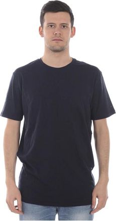 Daniele Alessandrini Homme, Tops, Bleu, Taille: 2XL Maglia Giro Unito ST