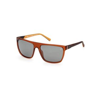 Timberland Homme, Accessoires, Brun, Taille: 57 MM Lunettes de soleil inject&eacute;es