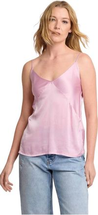 Kocca Femme, Tops, Rose, Taille: 40 FR Viscose Thin-Strap Top