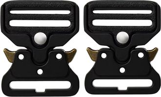 shenky Shenky1 2er Set Metall Schnalle f&uuml;r Hundehalsband | 3 cm Breite | Metallschnalle | Schlie&szlig;e | Milit&auml;rg&uuml;rtel | Herreng&uuml;rtel Milit&auml;r Bundeswehr | f&uuml;r G&uuml;