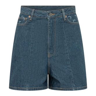 Marine Serre Damen, Shorts, Blau, 2XSGr&ouml;&szlig;e