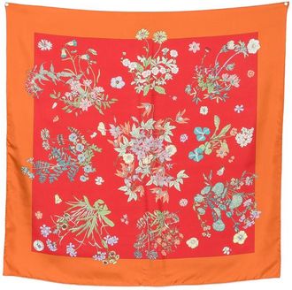 Mantero 1902 Floral-print Silk Scarf