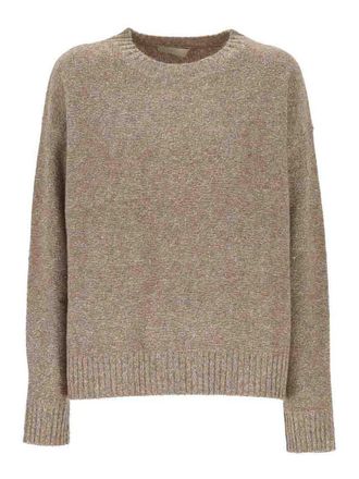 Eleh Pull Col Rond - Marron