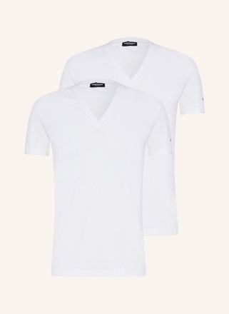 Dsquared2 2er-Pack T-Shirts weiss