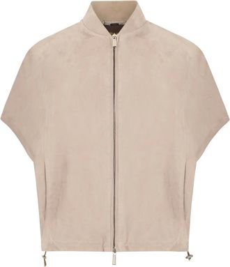 Moorer Femme, Vestes, Beige, Taille: 40 FR Manteaux