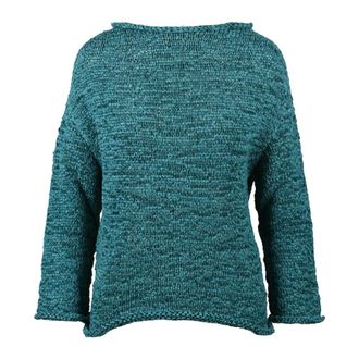 Alpha Studio Femme, Pulls, Vert, Taille: 36 FR Maglia Nastro Intrecciato