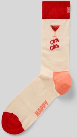 Happy Socks Socken mit Motiv-Print Modell Cin Cin