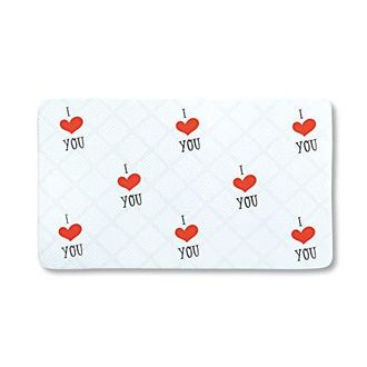 KESPER 31260 Dekor-Fr&uuml;hst&uuml;cksbrettchen Motiv I LOVE YOU