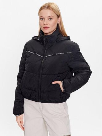 Tommy Jeans Übergangsjacke DW0DW16100 Schwarz Regular Fit