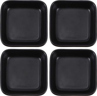 Cabilock 1satz Keramik Saucenschalen Teilig Kleine Schwarze Dipschalen Für Bbq Sushi Und Sojasauce Multifunktionale Servierplatten Spülmaschinenfest Mikrowelle
