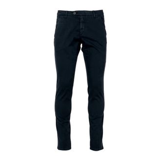 Roy Rogers Blaue Baumwollhose Slim Fit - - Trousers - Herren - Blau - W40