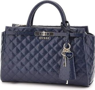 Guess sac &agrave; main sac &agrave; &eacute;paule Idra Girlfriend Satchel Midnight bleu marine