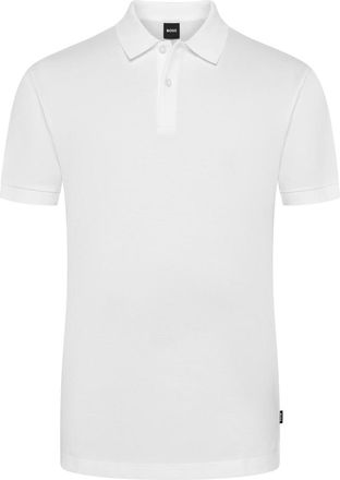 HUGO BOSS Unifarbenes Piqu&eacute;-Poloshirt aus Baumwolle in