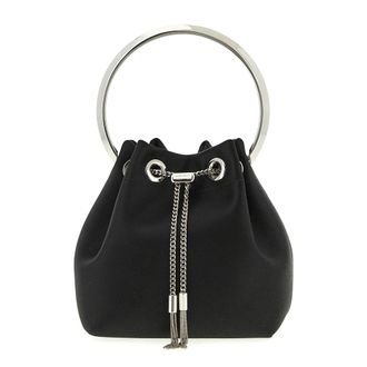 Jimmy Choo London Femme, Sacs, Noir, Taille: ONE Size Bon Bon Bucket Bag