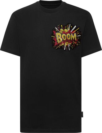 Philipp Plein Round Neck T-Shirt Boom Stones