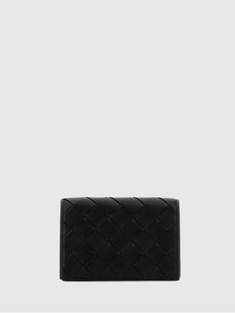 Bottega Veneta Bifold-Kartenetui aus geflochtenem Lammleder mit Druckknopf