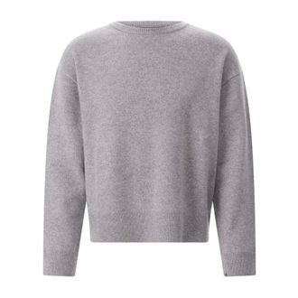 Extreme Cashmere Pull en cachemire &agrave; col rond - Homme - Pulls - Gris - Taille: ONE Size
