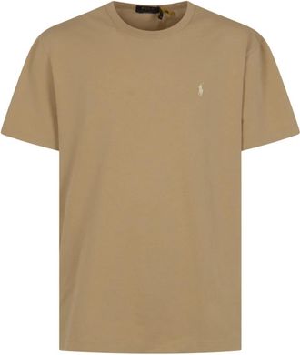 Polo Ralph Lauren Homme, Tops, Beige, Taille: M T-Shirt Manches Courtes