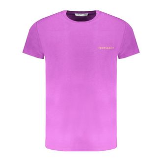 Trussardi Homme, Tops, Violet, Taille: XL Tee-shirt Homme Violet Manches Courtes