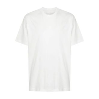 Yohji Yamamoto Homme, Tops, Blanc, Taille: M T-shirt Regular Manches Courtes