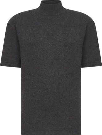 Jacquemus Femme, Pulls, Gris, Taille: 36 FR Pull Gris en Laine et Cachemire