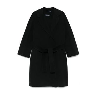 Max Mara Arona Mantel - - Coats - Damen - Schwarzk - S