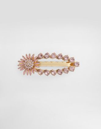 Dolce & Gabbana Re Edition Hair Clip - Frau Bijoux Pink Metall Onesize