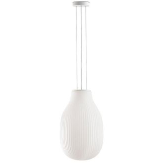 Faro Barcelona Faro Barcelona - Faro isabelle Plafonnier Suspendu Globe 31 cm Blanc Mat
