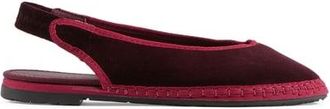 Flabelus Sling-back Narnia velours en coton