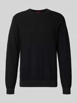 HUGO BOSS Regular Fit Pullover aus reiner Baumwolle Modell Simoh