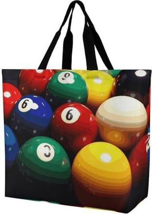 Generic Billard De Couleur Sac &Agrave; Bandouli&egrave;re Pliable Tote Bag Imperm&eacute;able Sac A Main Femme Pour Quotidienne Shopping Gym