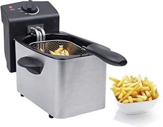 Tristar Mixte Adulte Friteuse, Argent, 2 Litres