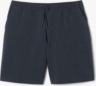Lacoste Leichte Shorts aus Baumwoll-Seersucker-Material in