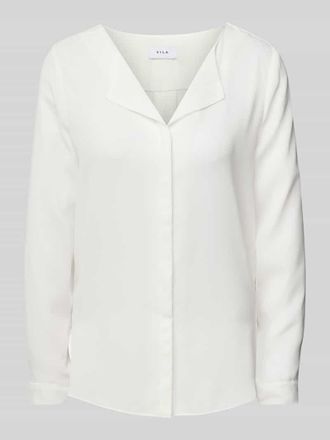 Vila Bluse mit verdeckter Knopfleiste Modell LUCY
