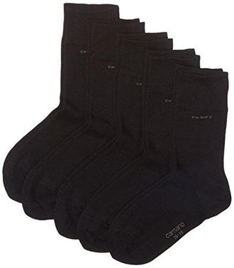 Camano 3642 Ca-Soft Socks 5 Paar Chaussettes, Noir (Black 05), 39-42 (Taille Fabricant: 39/42) (Lot de 5) Homme
