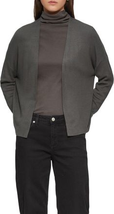 QS by s.Oliver Offene Strickjacke aus Viskosemix