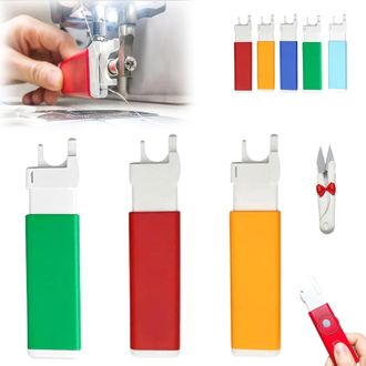 Generic Farbenfrohes Einf&auml;delwerkzeug F&uuml;r N&auml;hmaschinen, Automatischer Nadeleinf&auml;dler F&uuml;r N&auml;hmaschinen, Einfache Einf&auml;delhilfe F&uuml;r Allt&auml;gliche Kleidungsreparat