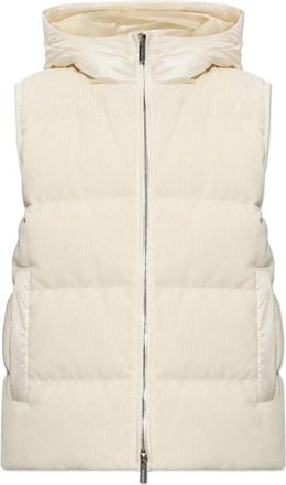 Paul & Shark Daunenweste mit Kapuze - - Jackets - Damen - Beige - XS