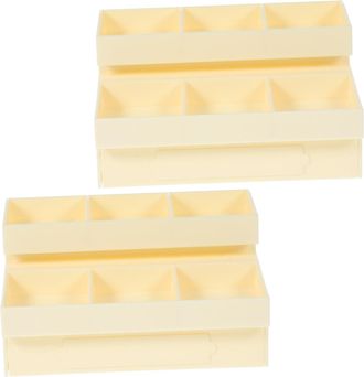 SOLUSTRE 2 St&uuml;ck Miniatur Gem&uuml;se Obstregal Realistisches Puppenhaus Supermarkt Regal Multifunktionales Miniatur Gem&uuml;sefach f&uuml;r Kreative Dekoration und Detailge