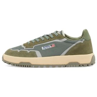 Autry Homme, Chaussures, Vert, Taille: 40 EU Wildpace Low Suede Baskets