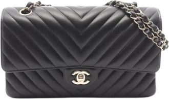 Chanel Sac bandouli&egrave;re vintage doccasion - Femme - Pre-owned - Noir - Taille: ONE Size