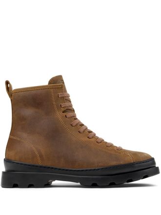 Camper bottines bicolores Brutus - Marron