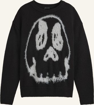 Yohji Yamamoto Y-3 Chito Graphic Strickpullover schwarz