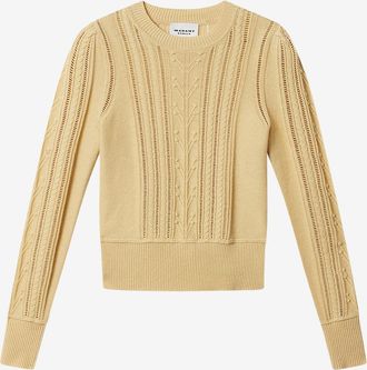 Isabel Marant Pull Kalyn - Femme - Jaune Clair - Taille 42 - Marant Étoile