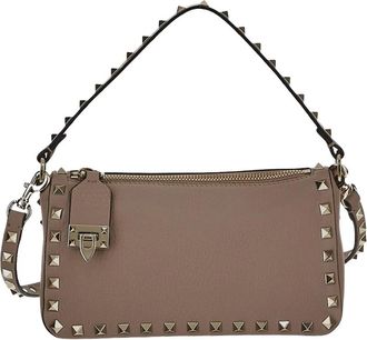 Valentino Garavani Femme, Sacs, Brun, Taille: ONE Size Sac en Cuir Clout&eacute;