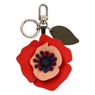 Max Mara Porte-cl&eacute;s floral - Femme - Accessoires - Rouge - Taille: ONE Size